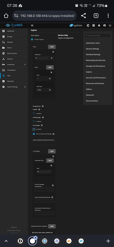 Difficulty establishing HTTPS (tls settings) - Apps and Virtualization - TrueNAS Community Forums