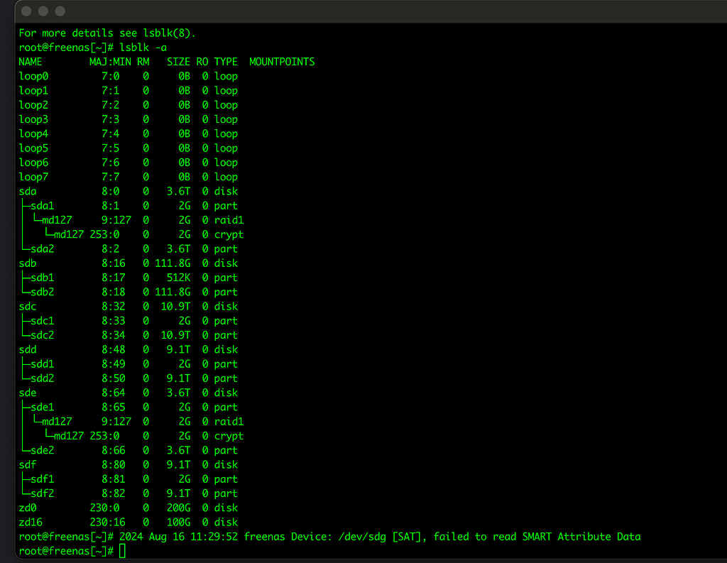 Looking for explanation on disk behavior after RAID-1 member failure - TrueNAS General - TrueNAS ...