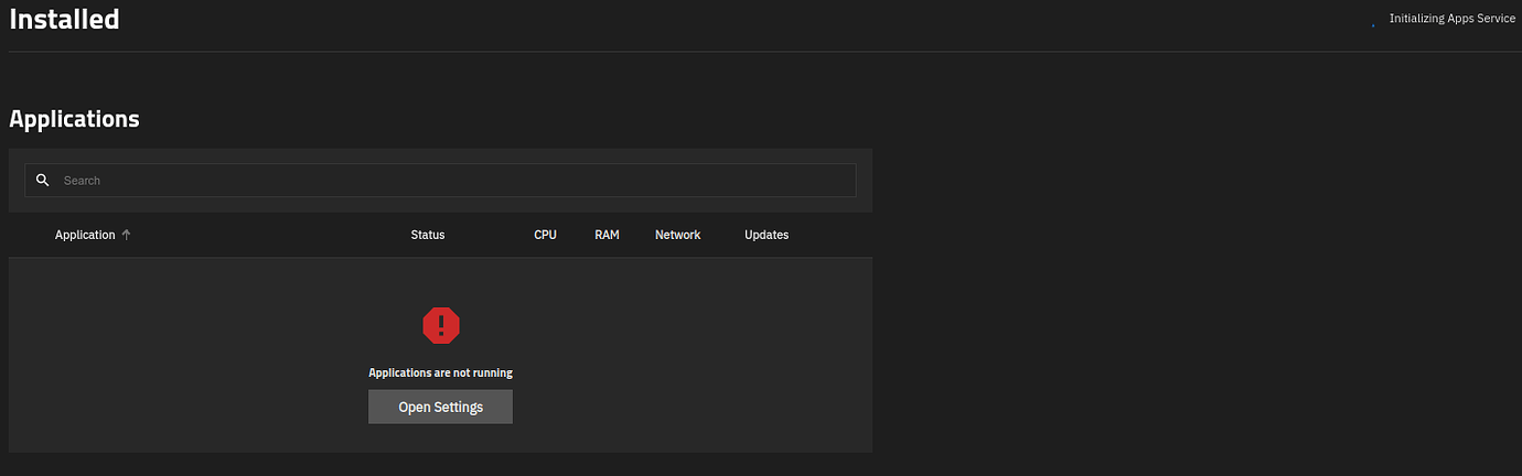 "initializing apps service ..." problem - Apps and Virtualization - TrueNAS Community Forums