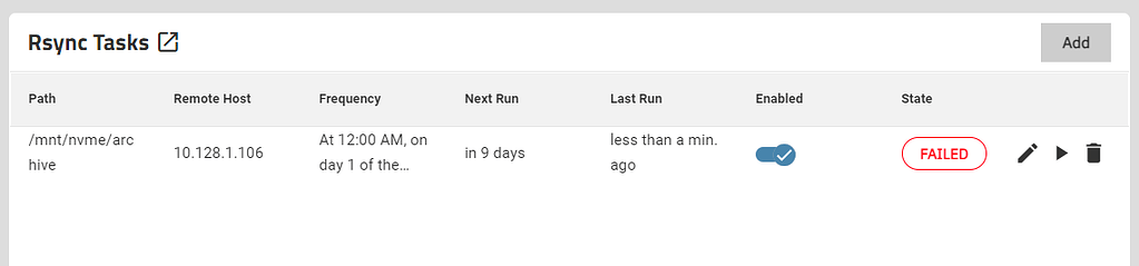 Rsync password file - TrueNAS General - TrueNAS Community Forums