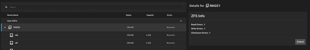 RaidZ Expansion on ElectricEel Nightlies - TrueNAS General - TrueNAS ...