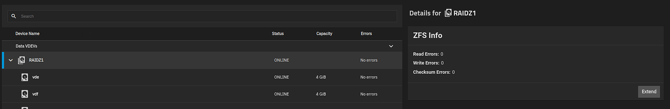 RaidZ Expansion on ElectricEel Nightlies - TrueNAS General - TrueNAS ...
