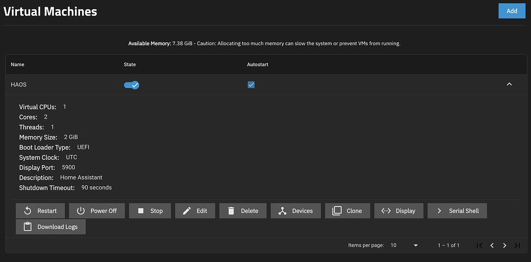 Installing HAOS (Home Assistant OS) in a VM - Apps and Virtualization - TrueNAS Community Forums