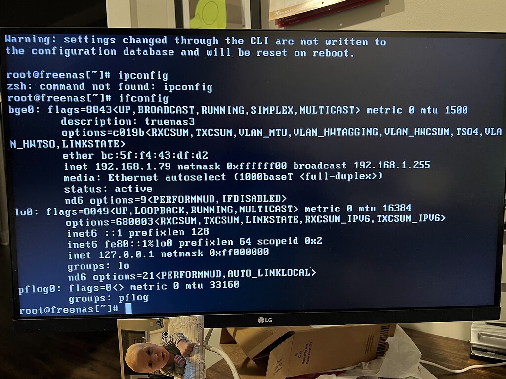 Can't Access the web GUI - TrueNAS General - TrueNAS Community Forums