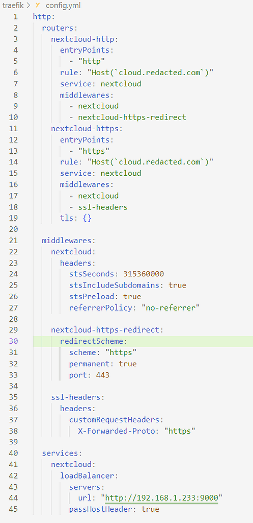 Nextcloud on TrueNas Scale, Traefik on external VM - Apps and Virtualization - TrueNAS Community ...