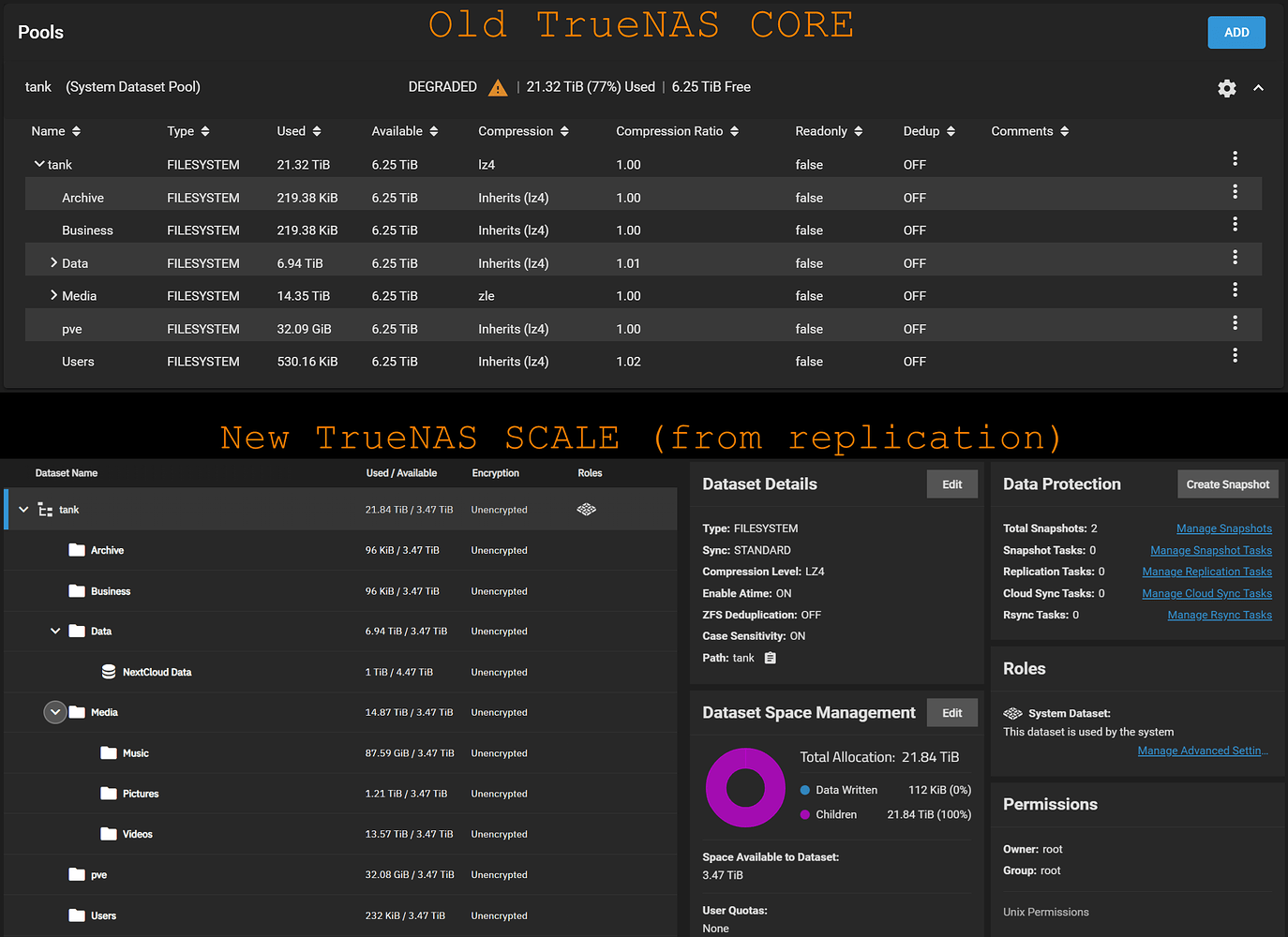 How do I COPY ALL (not backup) data from one TrueNAS system to another ...