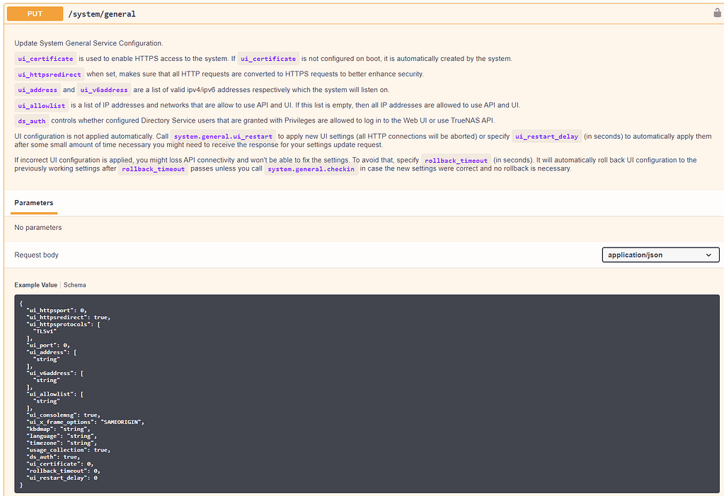 Truenas Scale API -> how to change the theme? - TrueNAS General ...