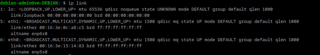 Hidden "inernal" network interface for Network Configuration for New ...