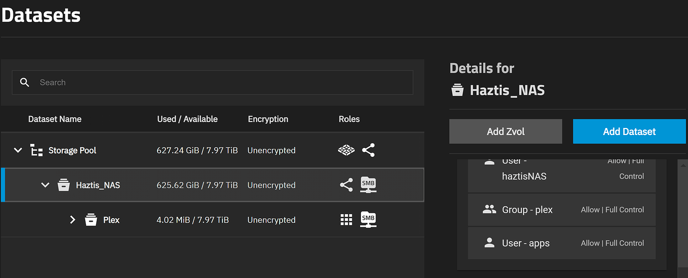 Help with Permissions for Plex and SMB - TrueNAS General - TrueNAS Community Forums