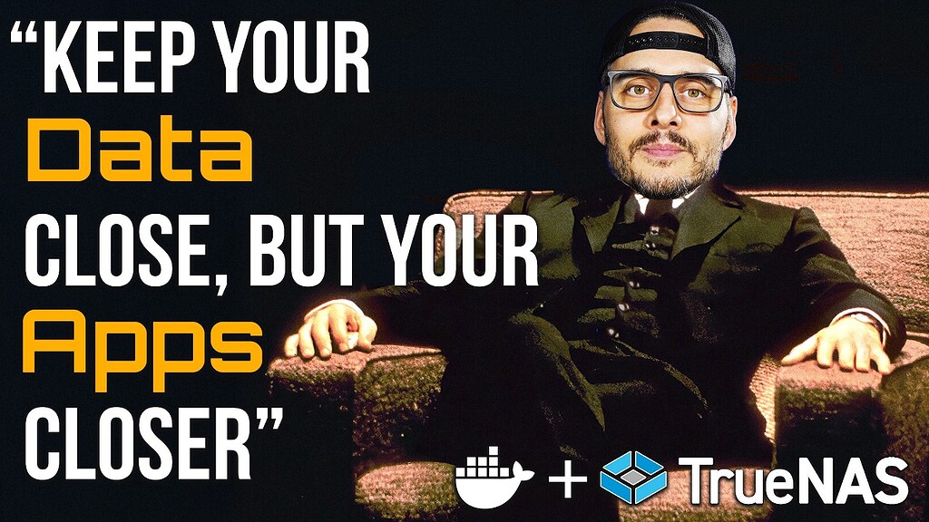 Techno Tim, docker container truenas workflow - Apps and Virtualization ...