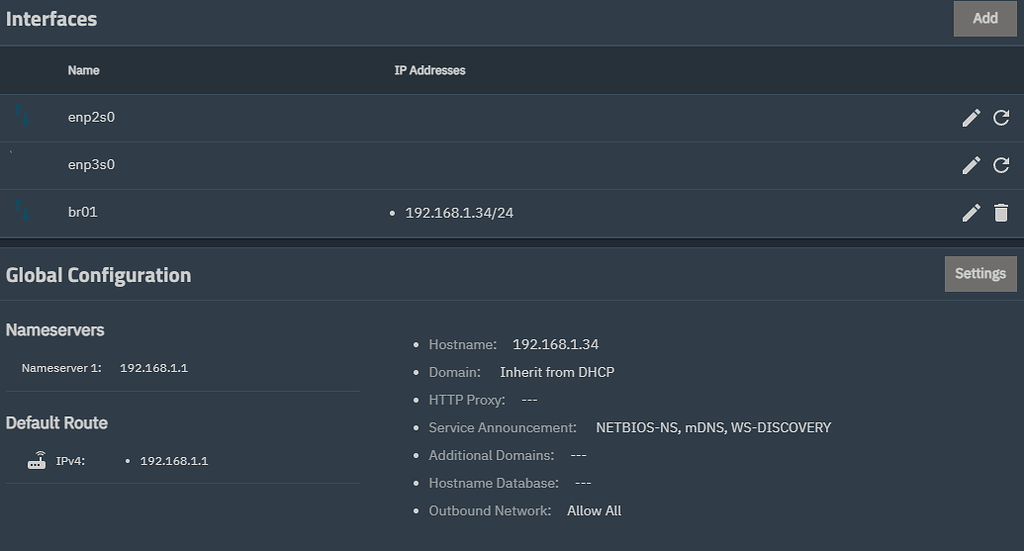 How to change main network interface - TrueNAS General - TrueNAS Community Forums