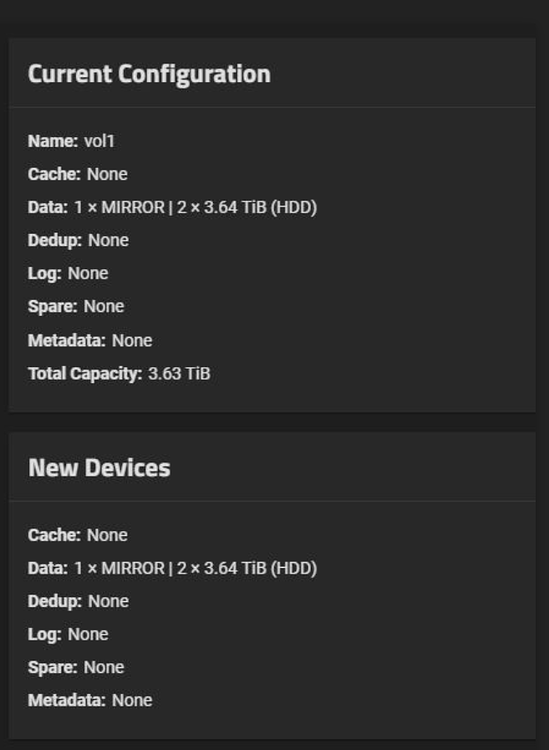 Help on adding new drive to a mirrored setup - TrueNAS General - TrueNAS Community Forums