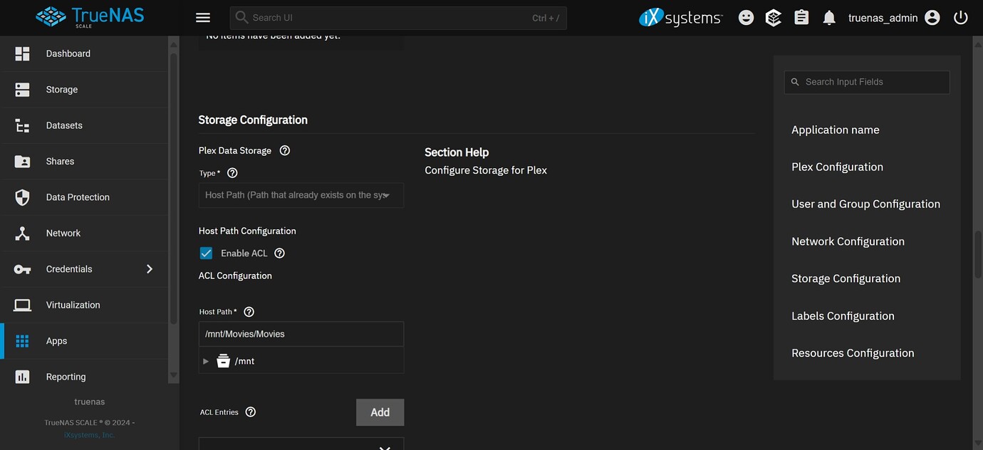 Installing TrueNAS Scale & Plex, from scratch - Apps and Virtualization ...