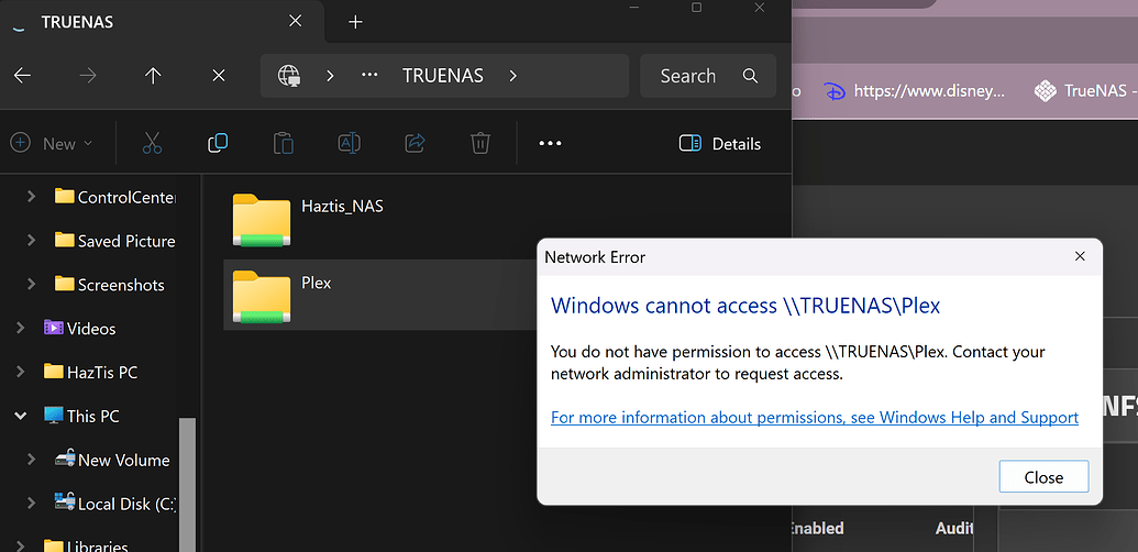 Help with Permissions for Plex and SMB - TrueNAS General - TrueNAS Community Forums