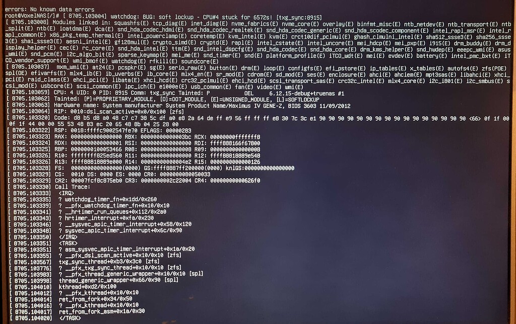 Kernel Panic on Pool Import - SPA_MaxBlocksize is enormous - TrueNAS General - TrueNAS Community ...