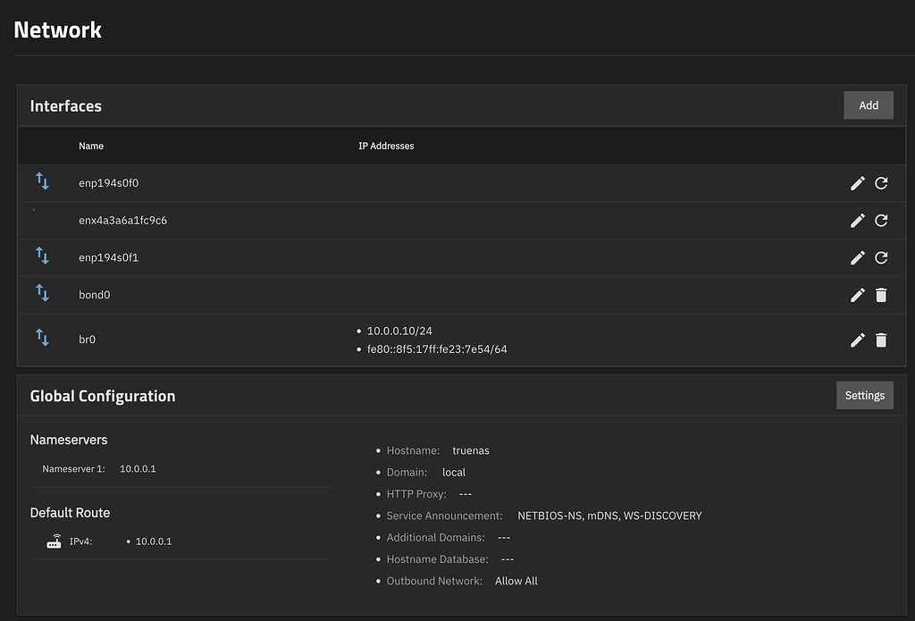 TrueNAS System lost the IPv6 GUA Address - TrueNAS General - TrueNAS ...