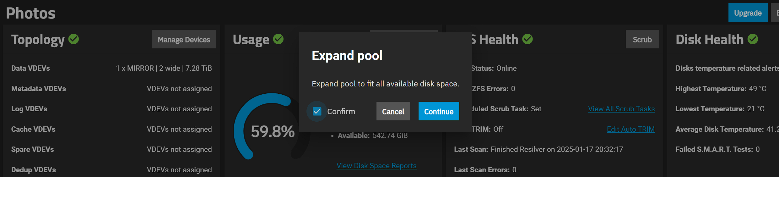 Correct way to increase the capacity of an existing pool - TrueNAS General - TrueNAS Community ...